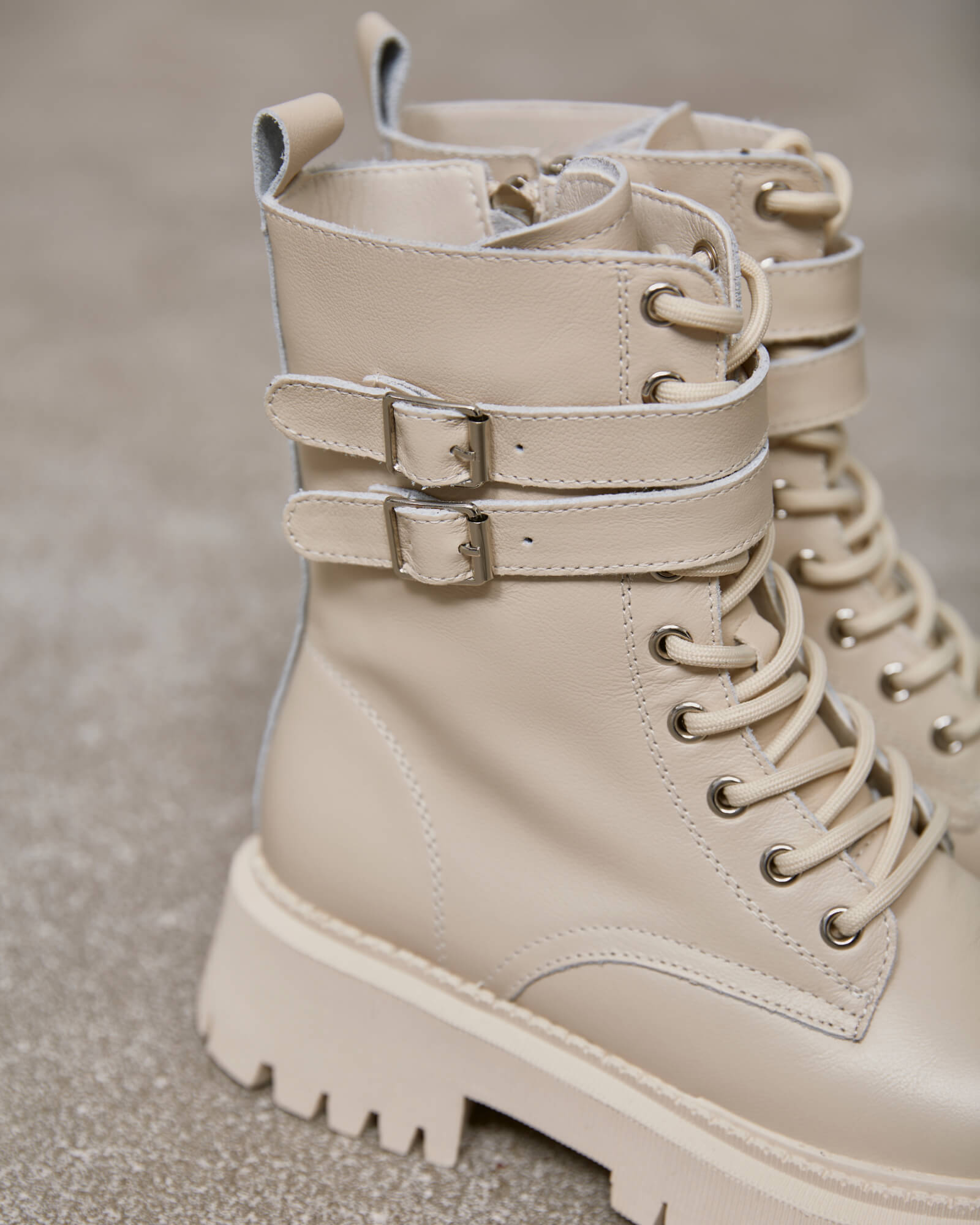 Зимние ботинки из натуральной кожи